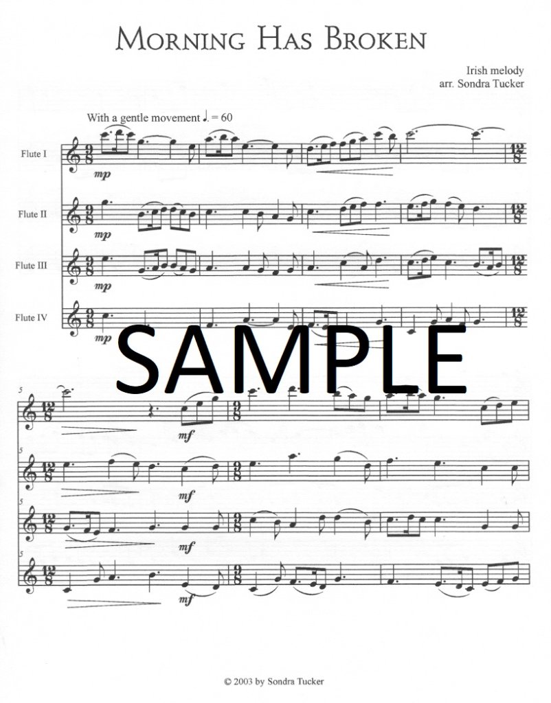 Buy Morning Has Broken Online at $12 - Flute World