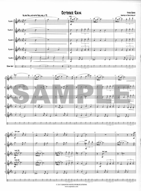 Buy October Rain Online at $15 - Flute World