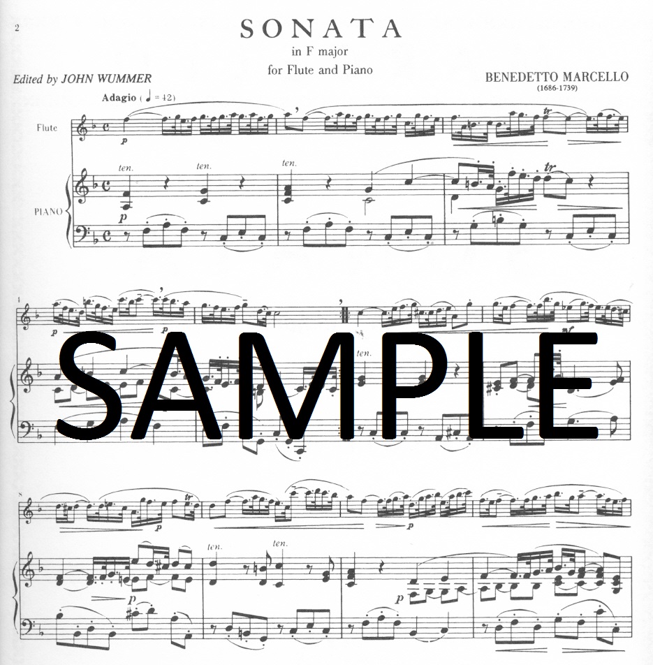 Buy Op2/ 1 Sonata in F (ed.Wummer) Online at $12 - Flute World