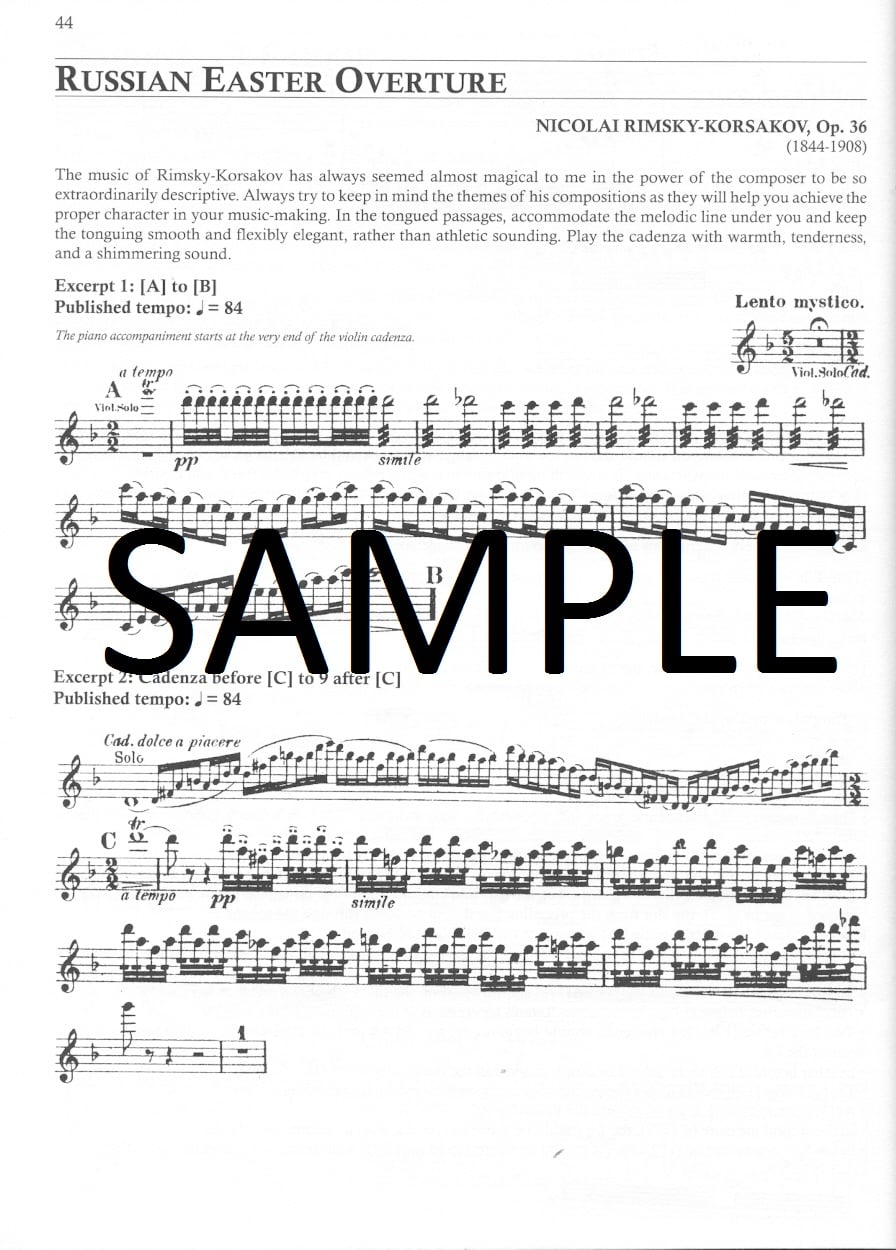 Buy Orchestral Excerpts for Flute with Piano Accompaniment Online at ...