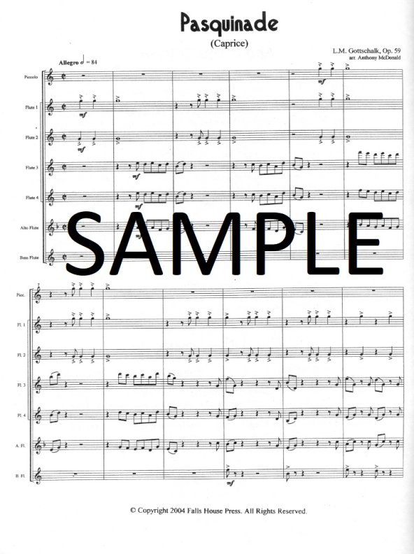 Buy Pasquinade (Caprice) Op59 Online at $23 - Flute World