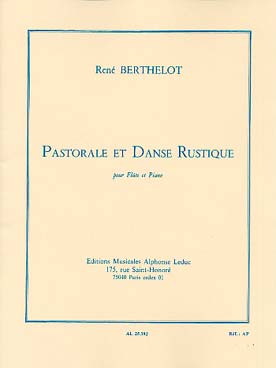 Buy Pastoral et Dance Rustique Online at $25.8 - Flute World