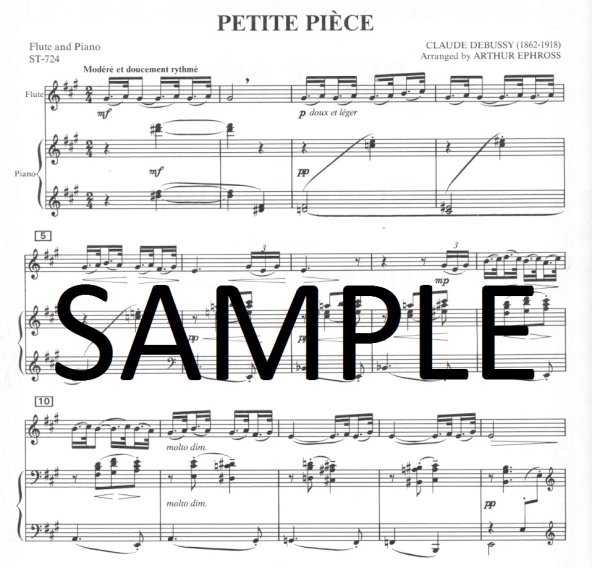 Buy Petite Piece (ed.Ephross) Online at $11.25 - Flute World