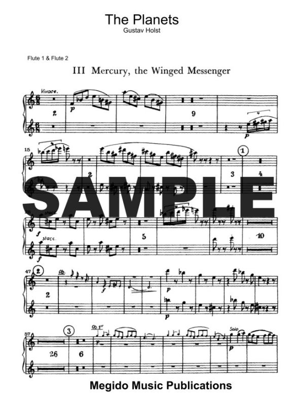 Buy Planets (The) - Mercury, the Winged Messenger (1st Flute & 2nd ...