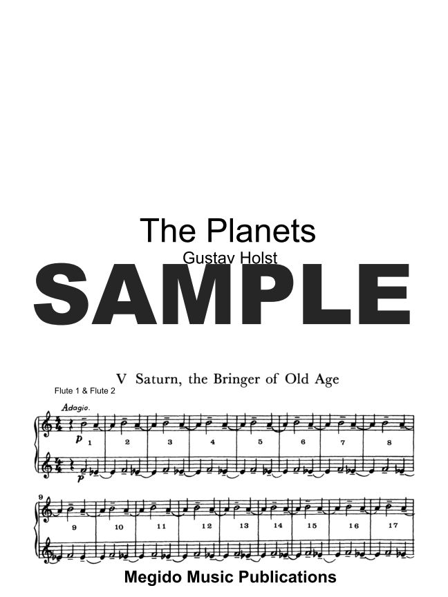 Buy Planets (The) - Saturn, the Bringer of Old Age (1st Flute & 2nd ...