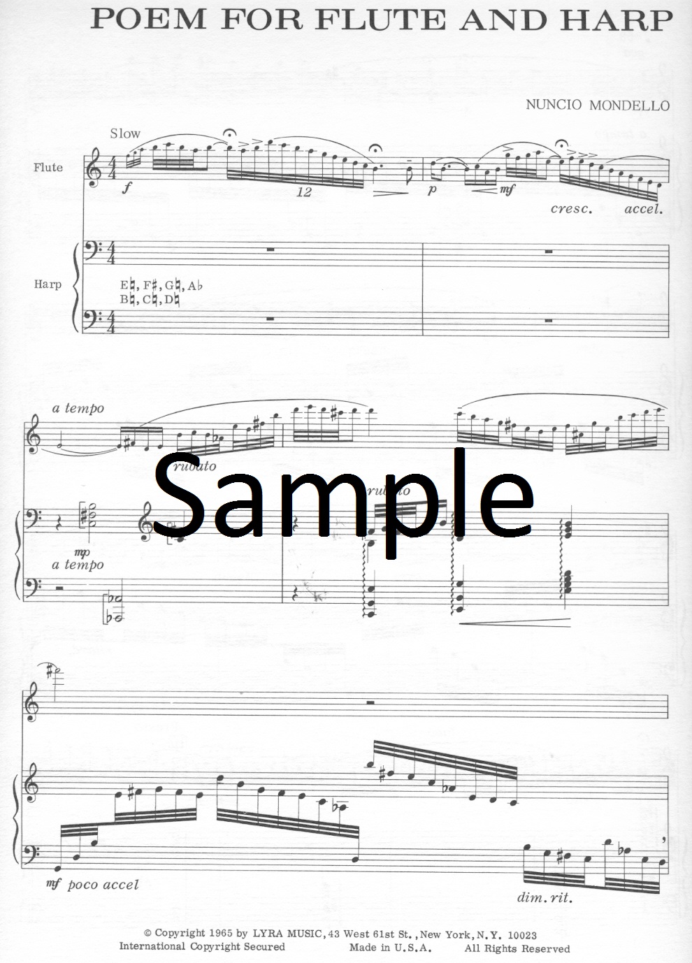 Buy Poem Online at $14.95 - Flute World