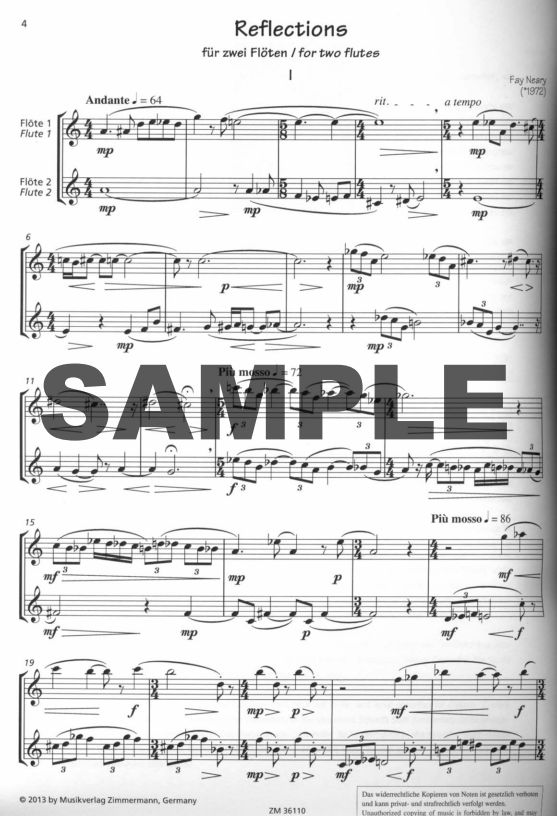 Buy Reflections I, II, III Online at $14.95 - Flute World