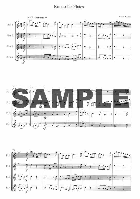 Buy Rondo for Flutes Online at $29.95 - Flute World