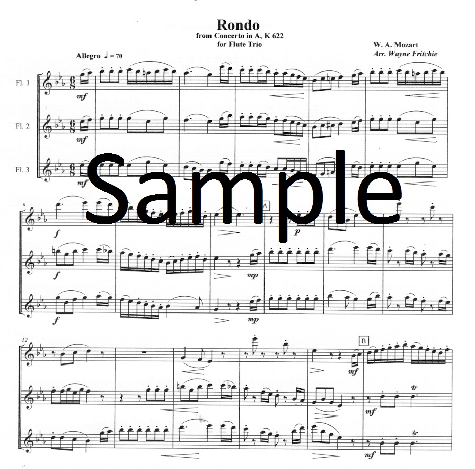 Buy Rondo from Concerto in A Online at $14 - Flute World