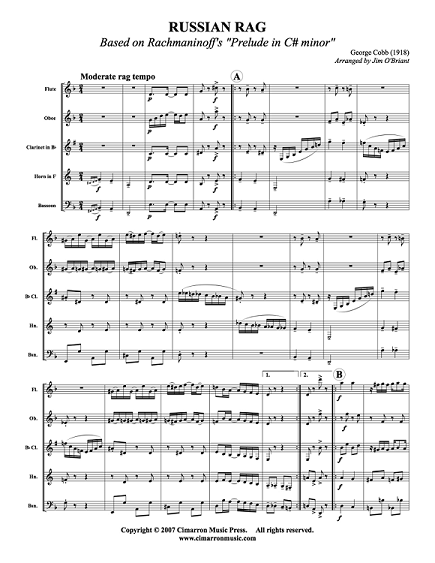 Buy Russian Rag Online at $18 - Flute World