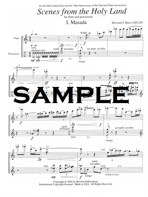 Buy Scenes from the Holy Land Online at $22 - Flute World