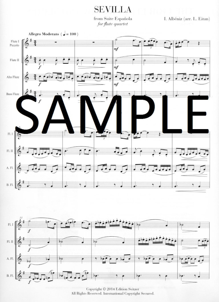 Buy Sevilla from Suite Espanola Online at $36 - Flute World