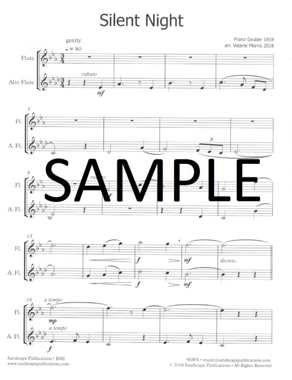 Buy Silent Night Online at $15.99 - Flute World
