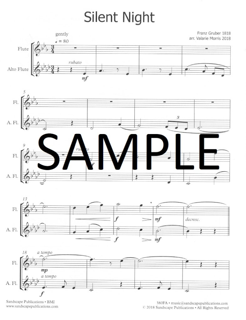 Buy Silent Night Online at $15.99 - Flute World