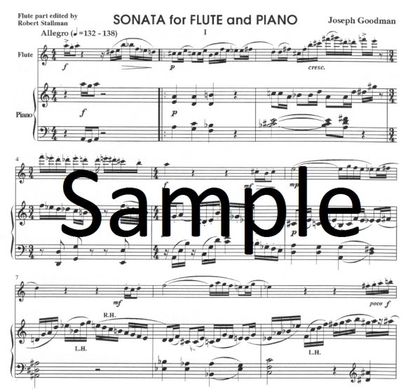 Buy Sonata #1 (ed.Stallman) Online at $29.95 - Flute World