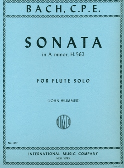 Buy Sonata in a (ed.Wummer) Online at $8.75 - Flute World