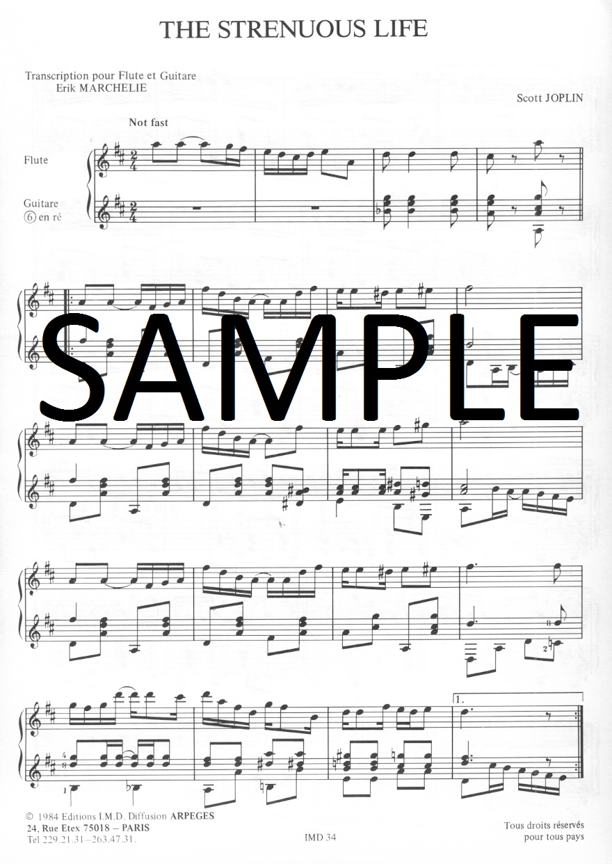 Buy Strenuous Life for flute & guitar Online at $7.95 - Flute World