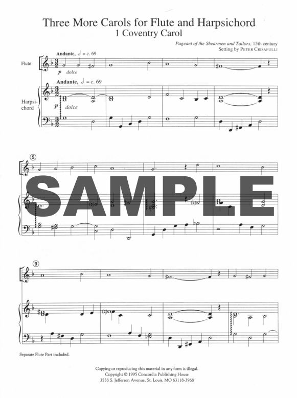 Buy Three More Carols Online at $14 - Flute World