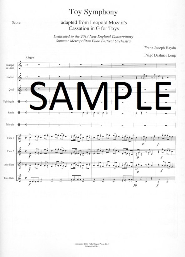 Buy Toy Symphony Online at $17.99 - Flute World