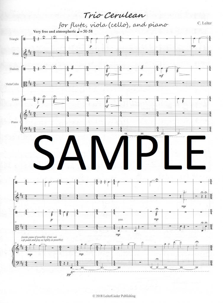 Buy Trio Cerulean Online at $20 - Flute World