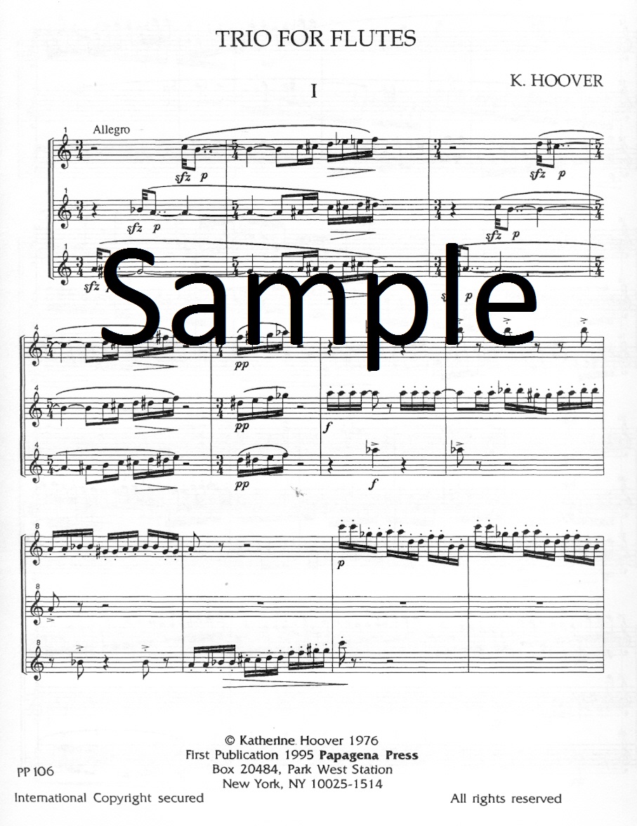 Buy Trio for Flutes Online at $15.99 - Flute World