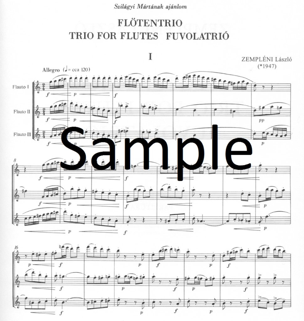 Buy Trio for Flutes Online at $20.45 - Flute World