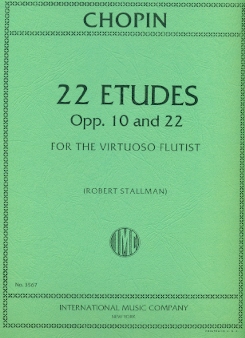 Buy 22 Etudes Opp. 10 and 22 (ed.Stallman) Online at $39.75 - Flute World