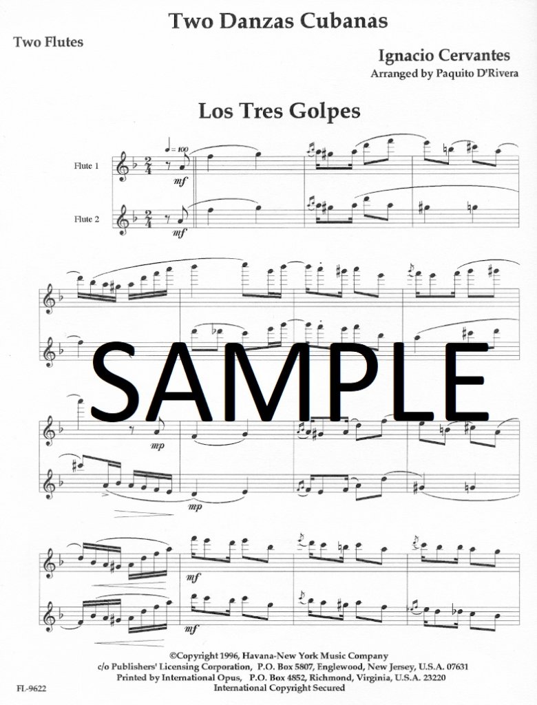 Buy Two Cuban Dances Online at $12 - Flute World