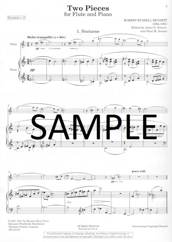 Buy Two Pieces Online at $32 - Flute World