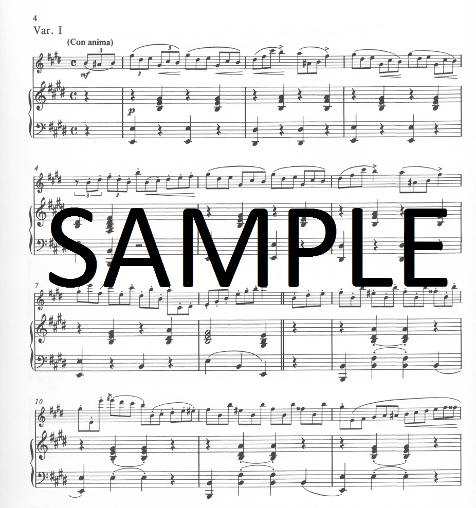 Buy Variations on a Theme by Rossini Online at $17.99 - Flute World