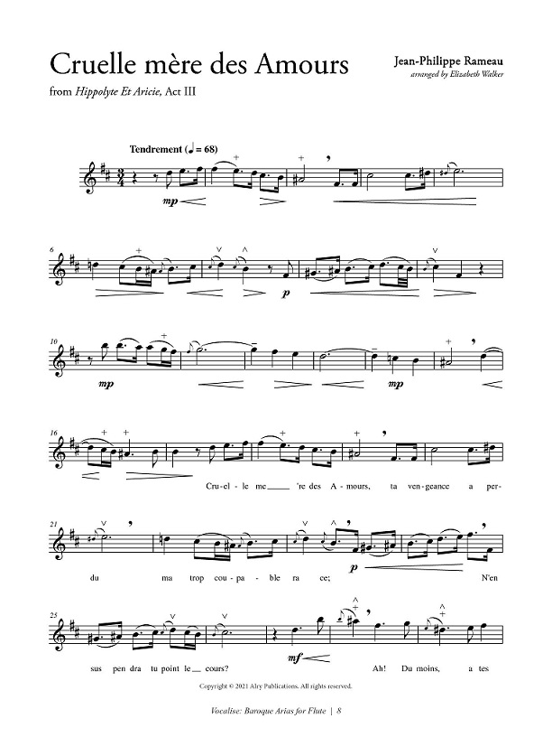 Buy Baroque Arias for Flute - A Guided Collection Online at $19 - Flute ...