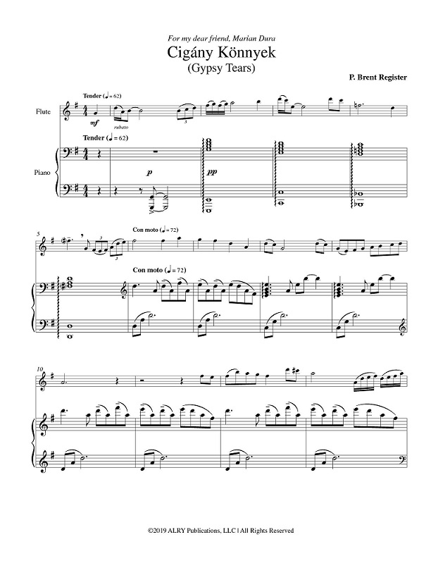 Buy Cigany Konnyek (Gypsy Tears) Online at $17 - Flute World