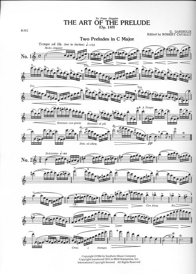 Buy The Art of the Prelude Online at $15.95 - Flute World