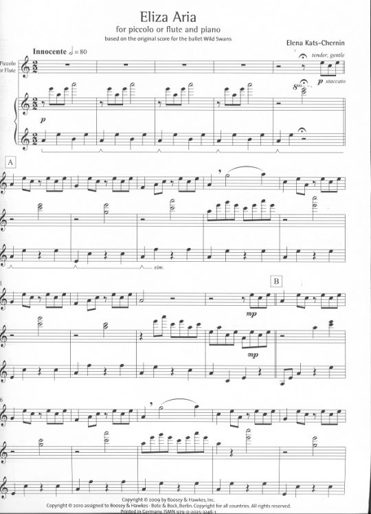 Buy Eliza Aria Online at $12.95 - Flute World