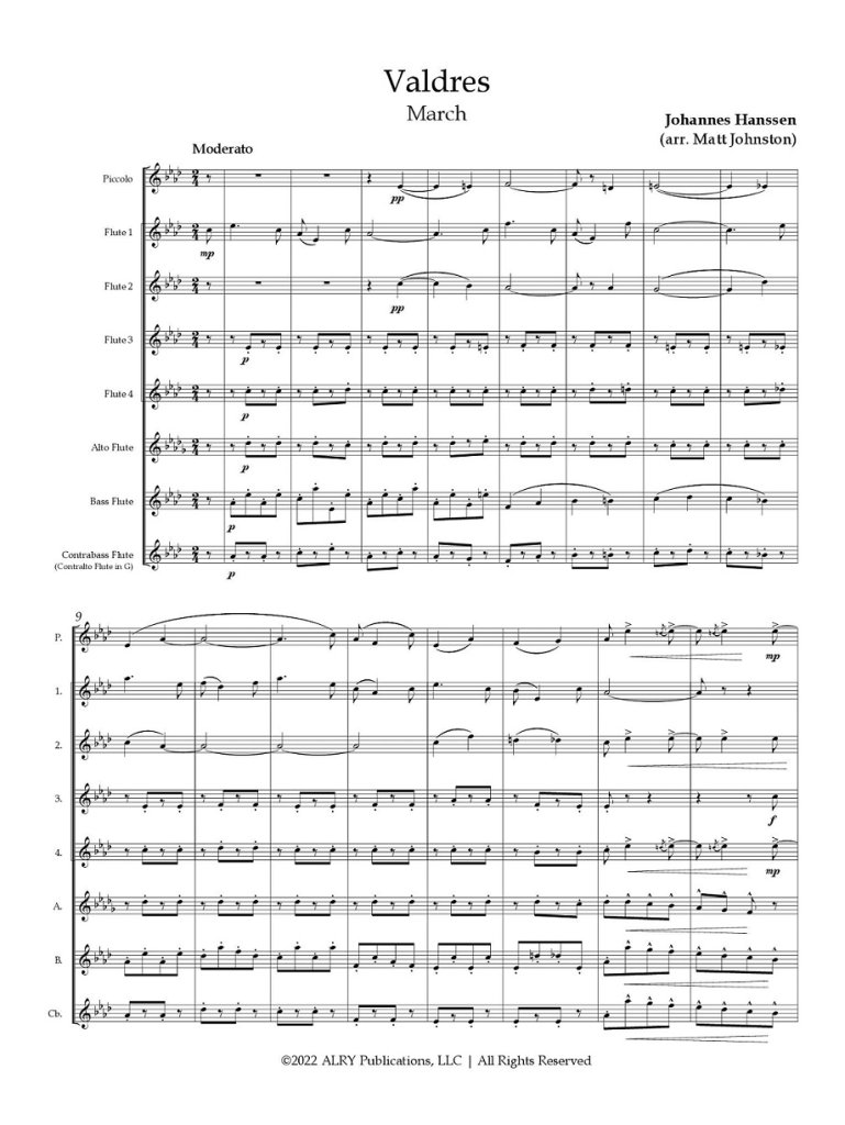 Buy Valdres March Online at $25 - Flute World