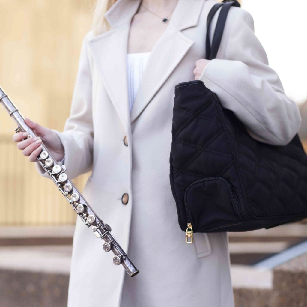 Buy Ula Ula Mariner Flute Tote Bag - Black Online at $152 - Flute World