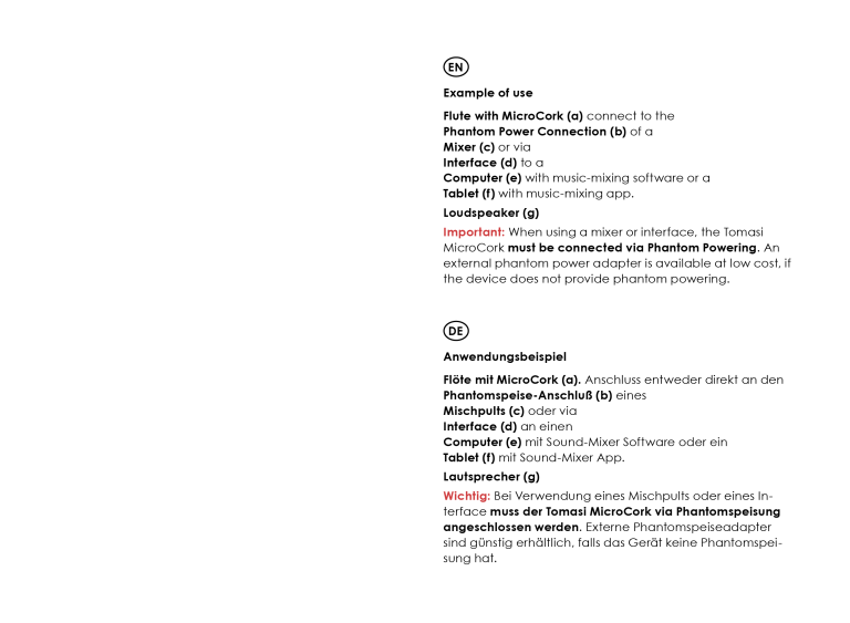 Buy Tomasi Micro Cork Flute Microphone System Online at $979 - Flute World