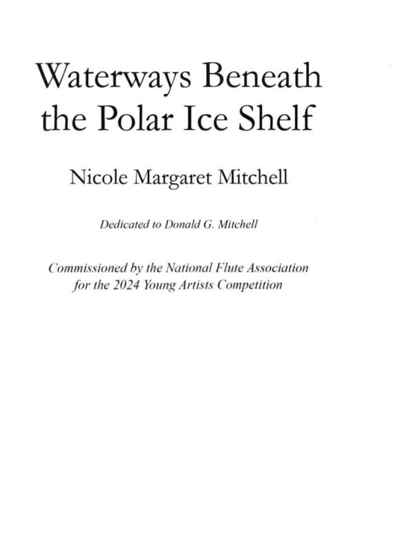 Buy Waterways Beneath the Polar Ice Shelf (flute and piano) Online at ...