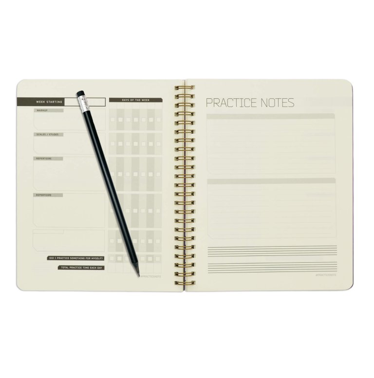 Buy Practice Note Lite - The Practice Notebook for Musicians - Instrument Sketch Online at $32 ...