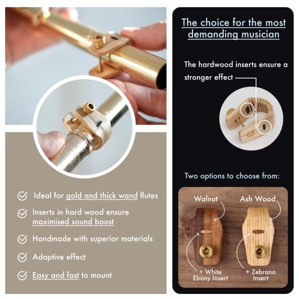 Buy WOODIFY℗ Sound Ring for Flute (with Insert) Online at $212 - Flute ...