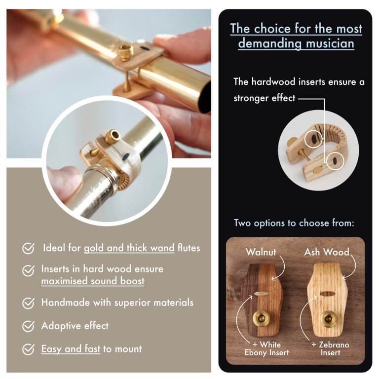 Buy WOODIFY℗ Sound Ring for Flute (with Insert) Online at $212 - Flute ...